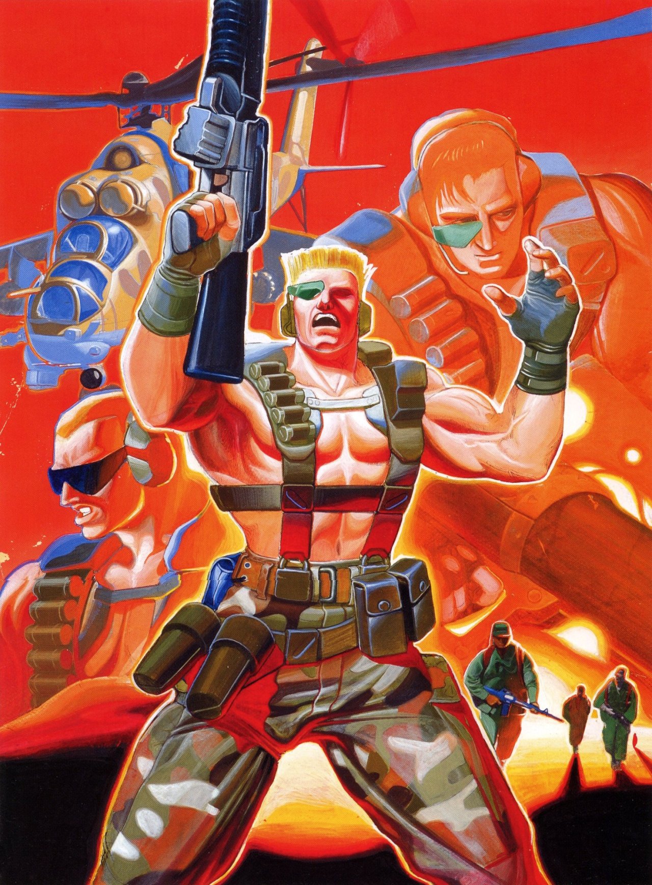 BBooru - 1990s (style) 6+boys aircraft assault rifle camouflage ...