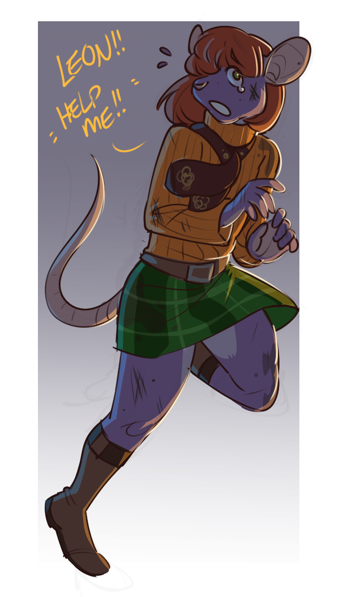 Bbooru Anthro Ashley Graham Resident Evil Belt Boots Bottomwear
