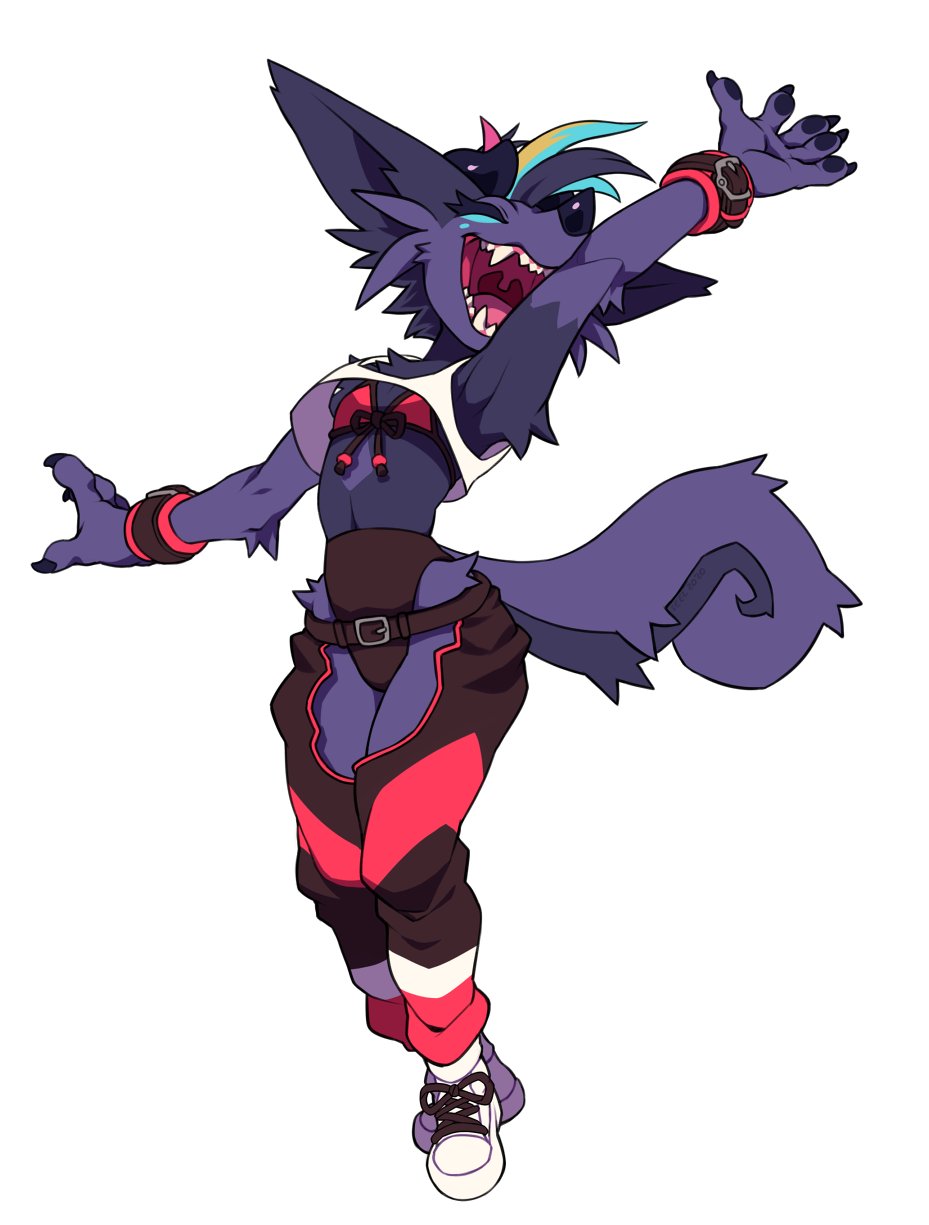 BBooru - androgynous animal ear fluff animal ears animal hands arms up ...