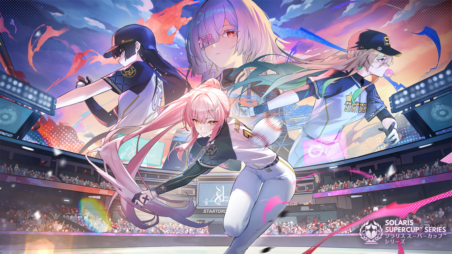 BBooru - 4girls aemeath (wuthering waves) baseball cap baseball helmet ...