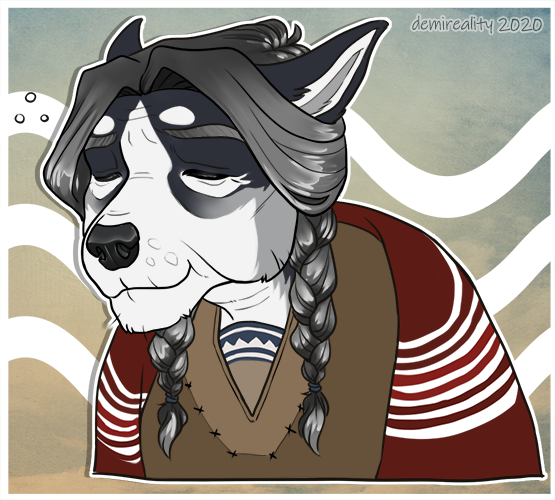 Bbooru Abstract Background Anthro Black Nose Braided Hair Brown