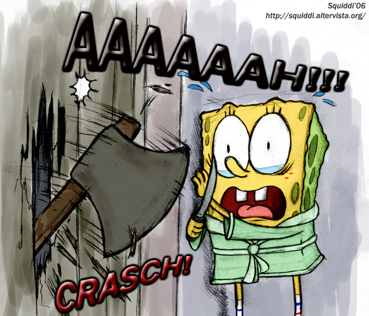 Bbooru Anthro Axe Bathrobe Blade Bodily Fluids Buckteeth Clothed