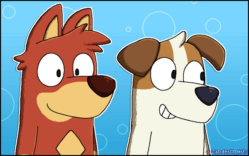 BBooru - animated anthro australian kelpie black eyes black nose bluey ...