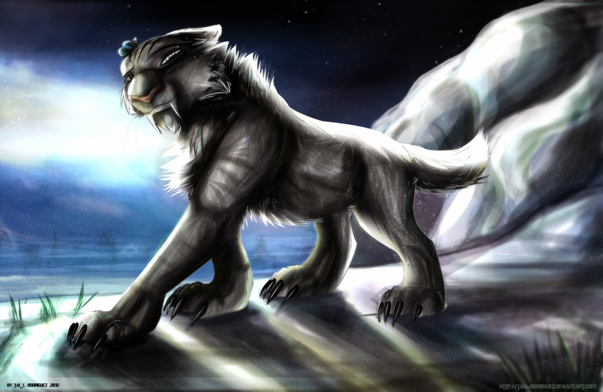 BBooru - blue sky studios claws cloud digitigrade extinct fangs felid ...