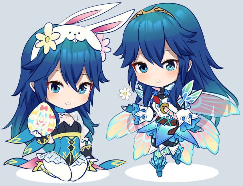 BBooru - 2girls ameno (a meno0) animal ears bad id bad twitter id blue ...