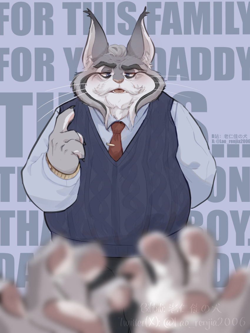BBooru - absurd res anthro canada lynx clothing disney duo father (lore ...