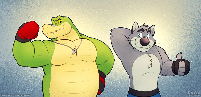 BBooru - 2024 alligator alligatorid anthro boxing gloves boxing shorts ...