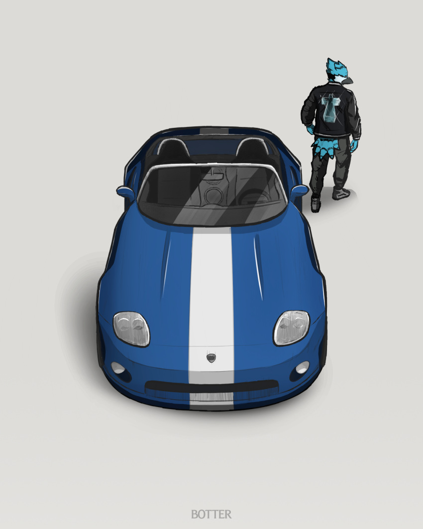 BBooru - 4:5 anthro avian bela (botter dork) bird blue body blue ...