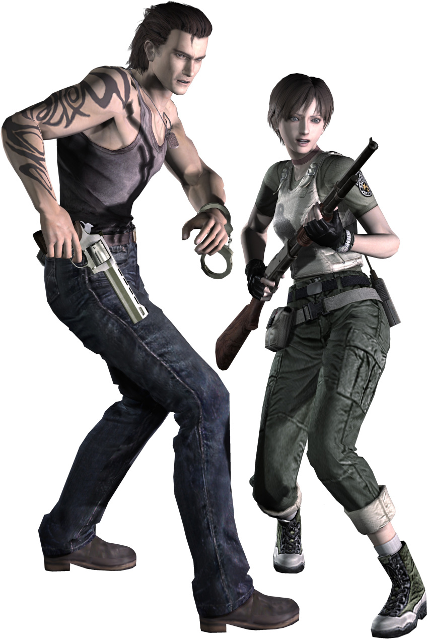 BBooru - 1boy absurdres belt billy coen boots brown hair capcom cuffs ...