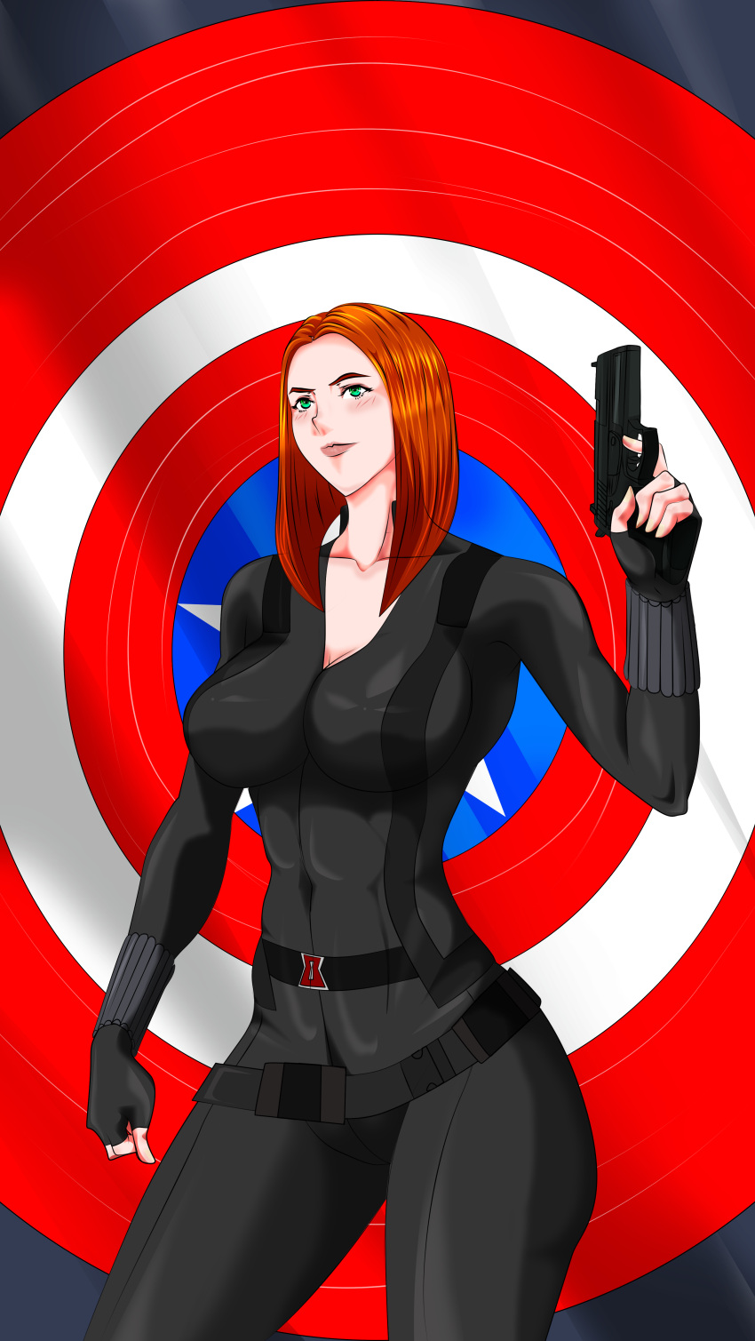 Bbooru 1girls Alternate Version Available Avengers Black Widow