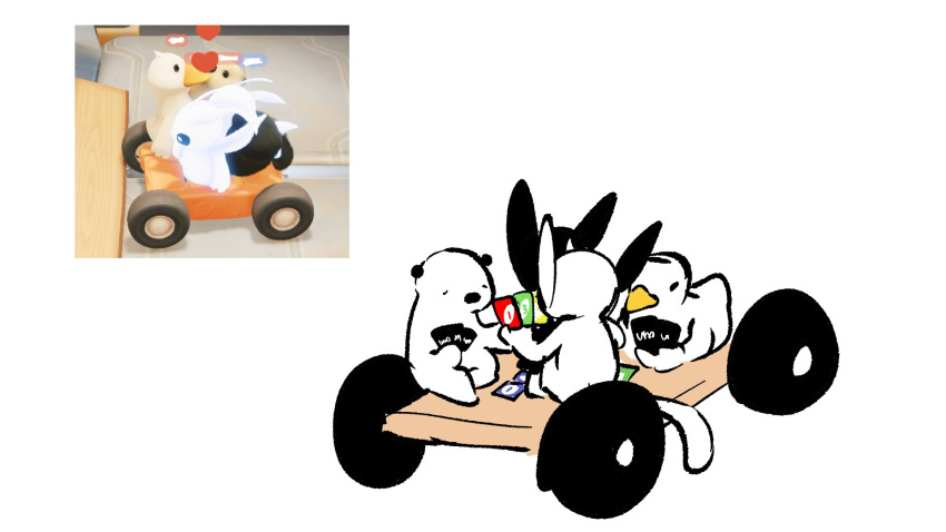 BBooru - 1280x720 (artist) 16:9 2023 ambiguous gender anatid anseriform ...