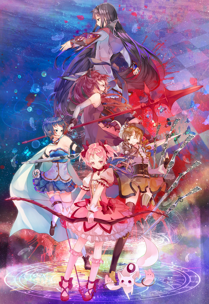 BBooru - 5girls absurdres akemi homura akemi homura (magical girl) bad ...