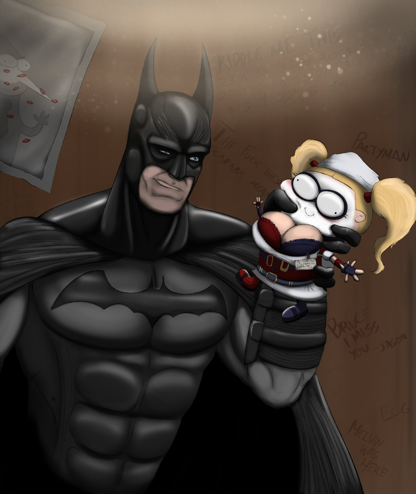 Bbooru 1boy 1girls Batman Batman Arkham Asylum Batman Series Big 0173