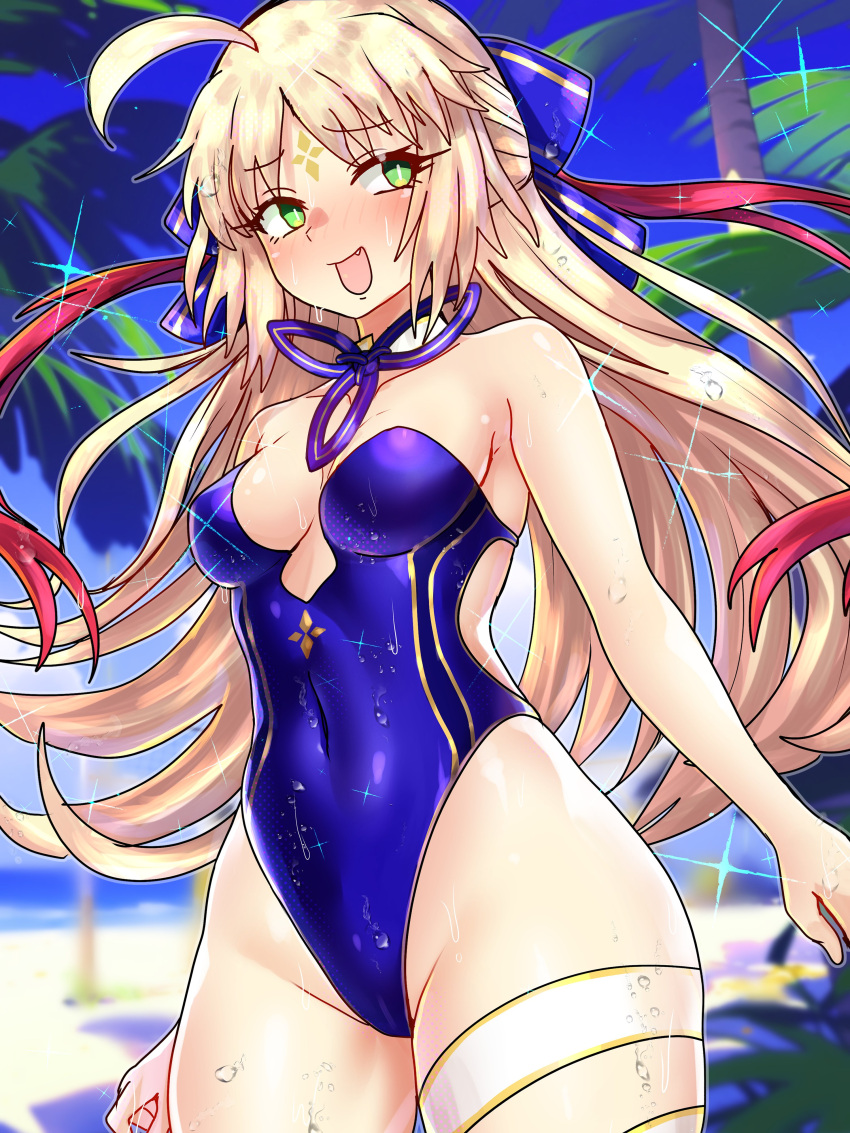 BBooru - absurdres ahoge artoria caster (fate) artoria caster (swimsuit) (fate) artoria caster ...
